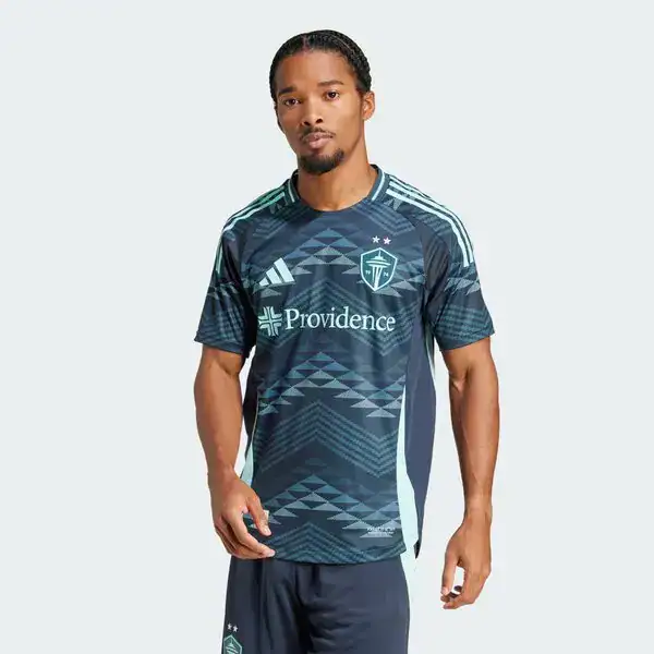Adidas Seattle Sounders Fc 25/26 Away Authentic Jersey - Aurora Ink